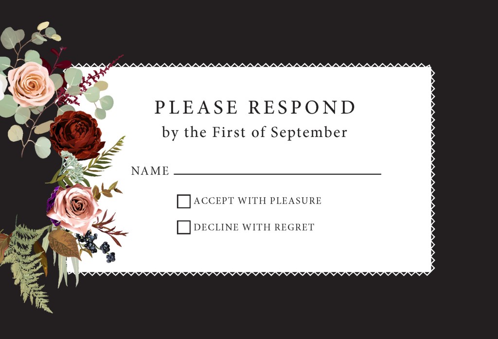 WED12RSVP - Voluforms Event Print Store